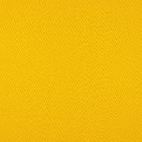 Satin de coton stretch uni ocre jaune